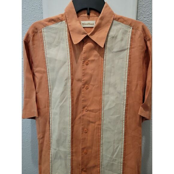 Caribbean | Shirts | Caribbean Shirt Sz Large Light Orange Color | Poshmark